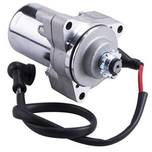 cncmotok 3 bolt starter motor with line for 50cc 70 cc 90cc 100cc 110cc 125cc 4 stroke quad wheelers atvs taotao ssr roketa go karts pit bike jonway sunl dune buggy sandrail coolster