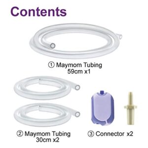 Maymom Tubing Compatible with Lansinoh Breastpump Not Original Lansinoh Pump Parts Replace Lansinoh Tubing. Work with Lansinoh Signature Pro,Lansinoh Smartpump