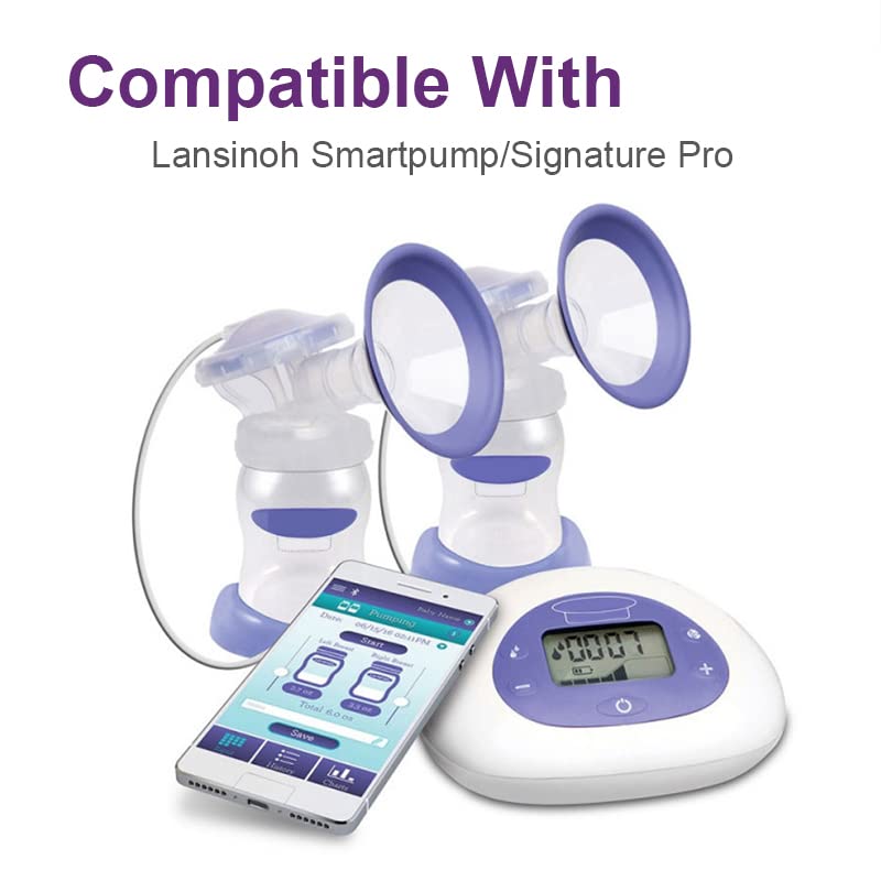 Maymom Tubing Compatible with Lansinoh Breastpump Not Original Lansinoh Pump Parts Replace Lansinoh Tubing. Work with Lansinoh Signature Pro,Lansinoh Smartpump