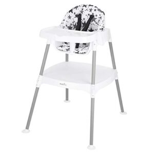 evenflo 4-in-1 eat & grow convertible high chair,polyester