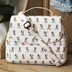 Loungefly Disney Mickey Mouse Pastel Poses Cross Body Bag