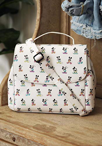 Loungefly Disney Mickey Mouse Pastel Poses Cross Body Bag