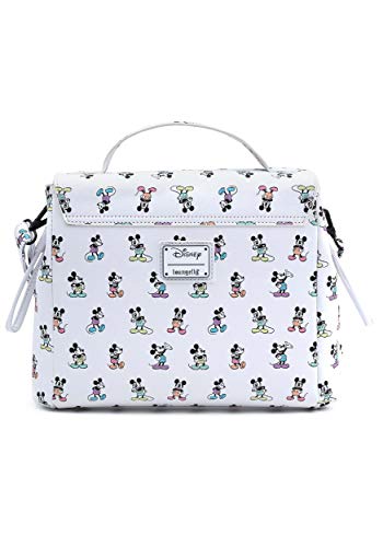 Loungefly Disney Mickey Mouse Pastel Poses Cross Body Bag