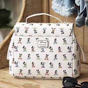 Loungefly Disney Mickey Mouse Pastel Poses Cross Body Bag