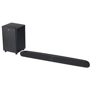 tcl alto 6+ 2.1 channel dolby audio sound bar with wireless subwoofer, bluetooth – ts6110, 240w, 31.5-inch, black