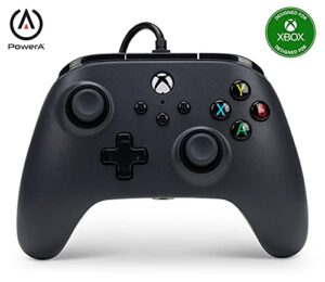 powera wired controller for xbox series x|s - black, gamepad, video game controller works with xbox one