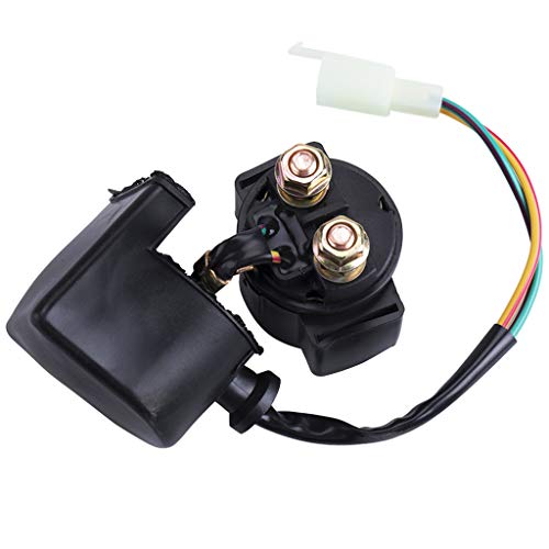 CNCMOTOK Starter Solenoid Relay For 4-Stroke GY6 50cc 125cc 150cc 200cc 250cc ATV Dirt Bikes Scooters Go Kart Dne Buggys Quad 4 Wheelers Pocket Bike Moped Roketa SSR Taotao Sunl Coolster