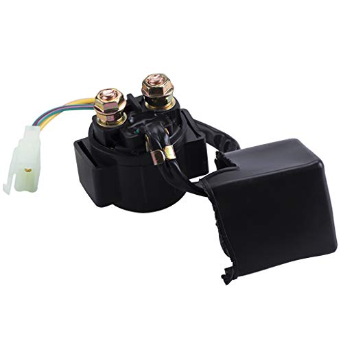 CNCMOTOK Starter Solenoid Relay For 4-Stroke GY6 50cc 125cc 150cc 200cc 250cc ATV Dirt Bikes Scooters Go Kart Dne Buggys Quad 4 Wheelers Pocket Bike Moped Roketa SSR Taotao Sunl Coolster