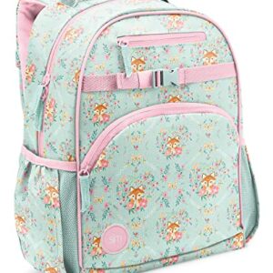 Simple Modern Toddler Backpack for School Girls | Kindergarten Elementary Kids Backpack | Fletcher Collection | Kids - Medium (15" tall) | Fox and the Flower