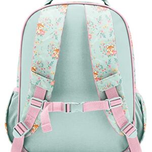 Simple Modern Toddler Backpack for School Girls | Kindergarten Elementary Kids Backpack | Fletcher Collection | Kids - Medium (15" tall) | Fox and the Flower