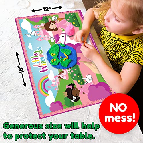 40x Disposable Placemats for Baby – Toddler Placemat Kids Placemat – Disposable Placemats for Toddlers – Baby Placemat for Restaurants – Plastic Placemats for Kids – Toddler Placemats for Dining Table