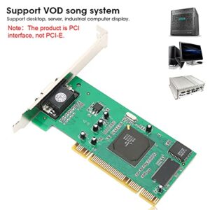 Graphics Card,MultiDisplay Video Card,Graphics Card VGA PCI 8MB 32Bit Desktop Computer Accessories,Low Profile, Low Consumption Graphics Card