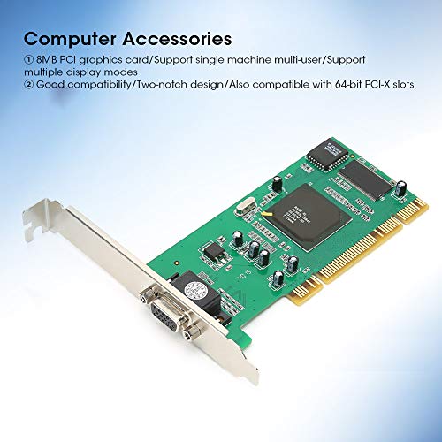 eboxer-1 PCI Graphics Card, VGA Card, 8MB for Server/Desktop/ Industrial Computer Display