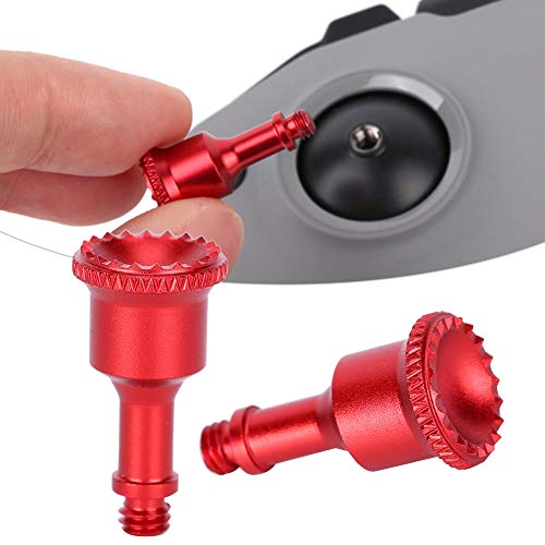 Remote Control Joystick, Metal Drone Thumb Rocker Joystick Upgrade Replacement Compatible with DJI Mavic AIR 2(Red)