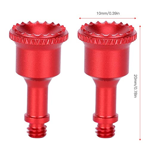 Remote Control Joystick, Metal Drone Thumb Rocker Joystick Upgrade Replacement Compatible with DJI Mavic AIR 2(Red)