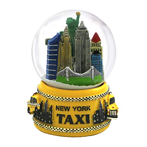 NYC Taxi Snow Globe 3.5 Inches