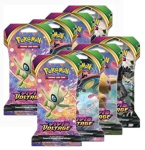 pokemon sword and shield vivid voltage sleeved boosters - 8 random packs