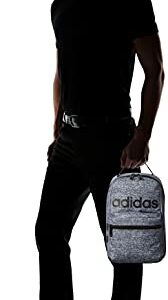 adidas Santiago 2 Insulated Lunch Bag, Jersey Onix Grey/Black, One Size