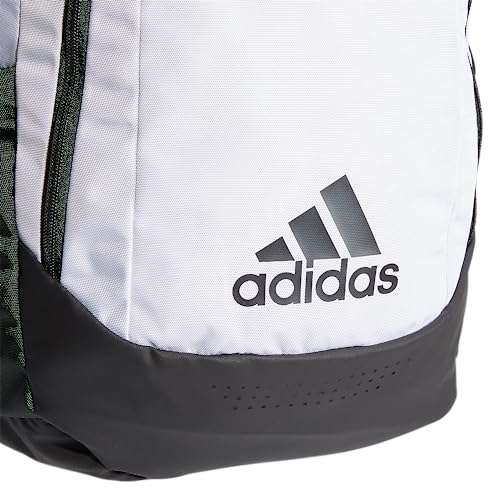 adidas Defender Team Sports Backpack, White/Black/Gold Metallic, One Size