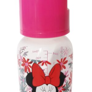 Cudlie Disney Baby Boy Minnie Mouse 5 oz Pack of Three Baby Bottles, Tropic Floral