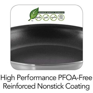 Tramontina 80116/249DS Gourmet Stainless Steel Induction-Ready Tri-Ply Clad 12-Piece Cookware Set, NSF-Certified, Made in Brazil & Professional Aluminum Nonstick Restaurant Fry Pan, 10", Made in USA