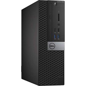 dell optiplex 7040 small form desktop, intel quad core i7 6700 3.4ghz, 32gb ddr4, 512gb nvme pcie m.2 ssd, hdmi, windows 10 (renewed)