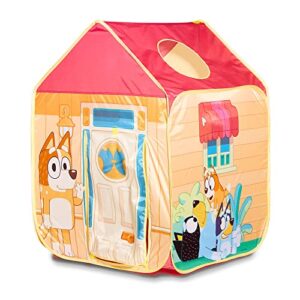 bluey - pop 'n' fun play tent - pops up in seconds and easy storage, multicolor