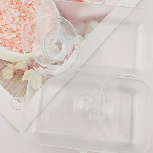 ARTIBETTER 2pcs Nipple Aspirator Nipple Corrector Nipple Pullers Suckers Breastfeeding Nipple Shield with Clear Case for Flat Inverted Shy Nipples L