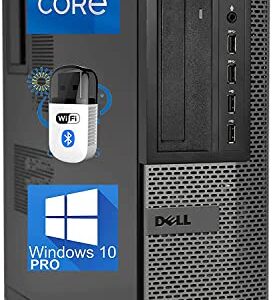 Dell Optiplex 9010 SFF Desktop Computer - Intel i7-3770 Upto 3.9GHz, AMD Radeon 1GB Graphics, 32GB RAM, 1TB SSD, DisplayPort, HDMI, DVI, DVD, Wi-Fi, Bluetooth, TDL - Windows 10 Pro (RENEWED)