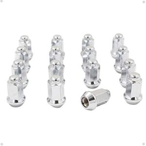 wheel accessories parts set of 16 chrome 10x1.25 atv lug nuts bulge acorn seat 1.25" long, 14mm hex - fits honda, suzuki, yamaha & arctic cat atv/utvs and 550/850 polaris sportsman xp atvs