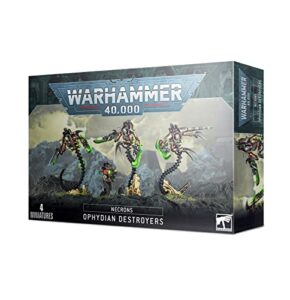 games workshop - warhammer 40,000 - necrons: ophydian destroyers