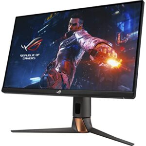 asus rog swift 27” 1440p gaming monitor (pg279qm) - wqhd, fast ips, 240hz, 1ms, g-sync, nvidia reflex latency analyzer, displayhdr400, eye care, hdmi, displayport, usb, height adjustable,black