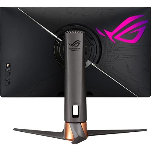 ASUS ROG Swift 27” 1440P Gaming Monitor (PG279QM) - WQHD, Fast IPS, 240Hz, 1ms, G-SYNC, NVIDIA Reflex Latency Analyzer, DisplayHDR400, Eye Care, HDMI, DisplayPort, USB, Height Adjustable,BLACK