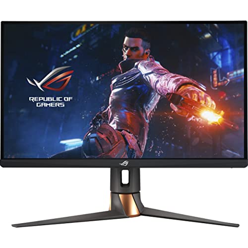 ASUS ROG Swift 27” 1440P Gaming Monitor (PG279QM) - WQHD, Fast IPS, 240Hz, 1ms, G-SYNC, NVIDIA Reflex Latency Analyzer, DisplayHDR400, Eye Care, HDMI, DisplayPort, USB, Height Adjustable,BLACK