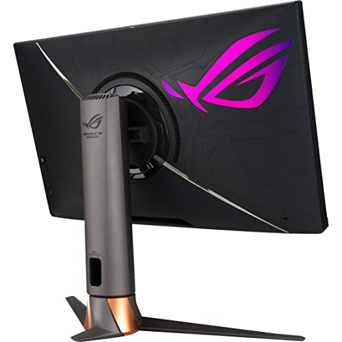 ASUS ROG Swift 27” 1440P Gaming Monitor (PG279QM) - WQHD, Fast IPS, 240Hz, 1ms, G-SYNC, NVIDIA Reflex Latency Analyzer, DisplayHDR400, Eye Care, HDMI, DisplayPort, USB, Height Adjustable,BLACK