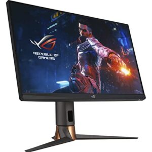 ASUS ROG Swift 27” 1440P Gaming Monitor (PG279QM) - WQHD, Fast IPS, 240Hz, 1ms, G-SYNC, NVIDIA Reflex Latency Analyzer, DisplayHDR400, Eye Care, HDMI, DisplayPort, USB, Height Adjustable,BLACK