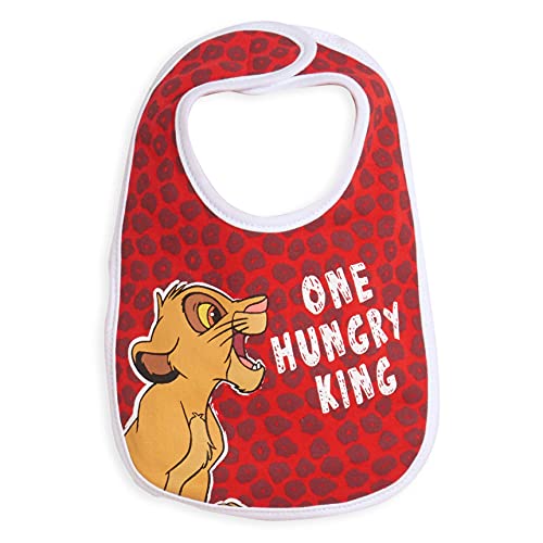 Disney Lion King Simba Timon Pumbaa 4 Pack Bibs MulticoloRed One Size