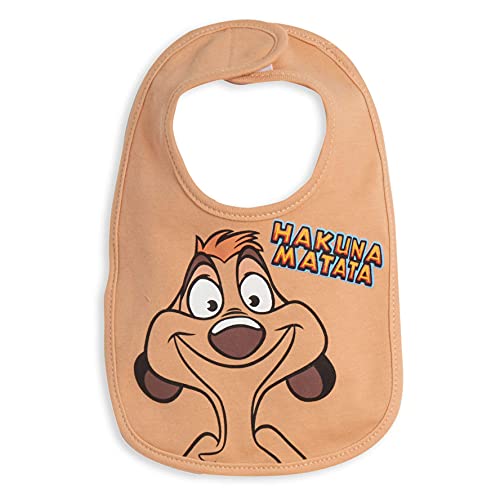 Disney Lion King Simba Timon Pumbaa 4 Pack Bibs MulticoloRed One Size