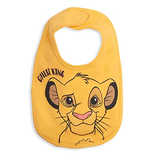 Disney Lion King Simba Timon Pumbaa 4 Pack Bibs MulticoloRed One Size