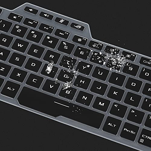 Keyboard Cover for 2021 2020 2019 14" ASUS ROG Zephyrus G14 & G14 VR Ready, G14 GA401 Series Laptop, ROG Zephyrus G14 Keyboard Skin Protector - Black