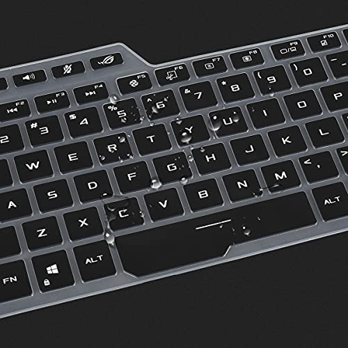 Keyboard Cover for 2021 2020 2019 14" ASUS ROG Zephyrus G14 & G14 VR Ready, G14 GA401 Series Laptop, ROG Zephyrus G14 Keyboard Skin Protector - Black