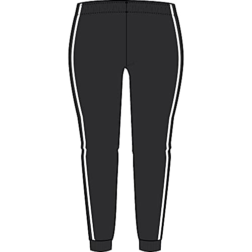 adidas Women's Plus Size Essentials Fleece Tapered Cuff Pants, Core Black, 2X