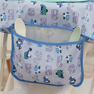 PandaEar Baby Weaning bib Feeding Coveralls Straps | Highchair Booster Seat| Boy Girl Toddler Kids (Neutral)