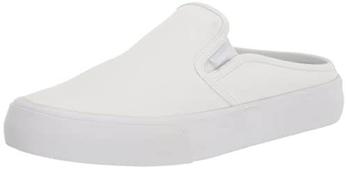 Lugz Women's Clipper Mule Classic Slip-on Fashion Sneaker, White, 9