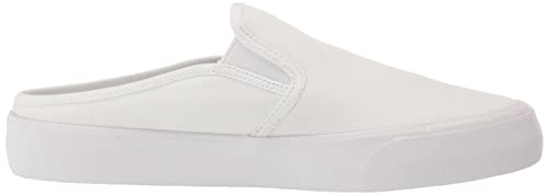 Lugz Women's Clipper Mule Classic Slip-on Fashion Sneaker, White, 9