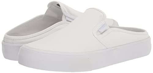 Lugz Women's Clipper Mule Classic Slip-on Fashion Sneaker, White, 9