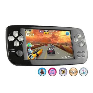 handheld game console, retro game console 3 inch hd screen 3000 classic game console ,portable video game great gift for kids (black)