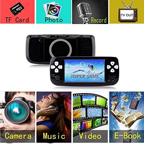 Handheld Game Console, Retro Game Console 3 Inch HD Screen 3000 Classic Game Console ,Portable Video Game Great Gift for Kids (Black)