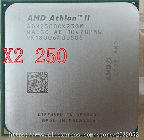 AMD Athlon II X2 250 Processor 3.0GHz/2MB L2 Cache/Socket AM3 Dual-Core CPU