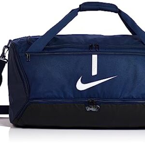 Nike Unisex's Academy Team-Sp21 Sports Bag, Midnight Navy/Black/White, One Size